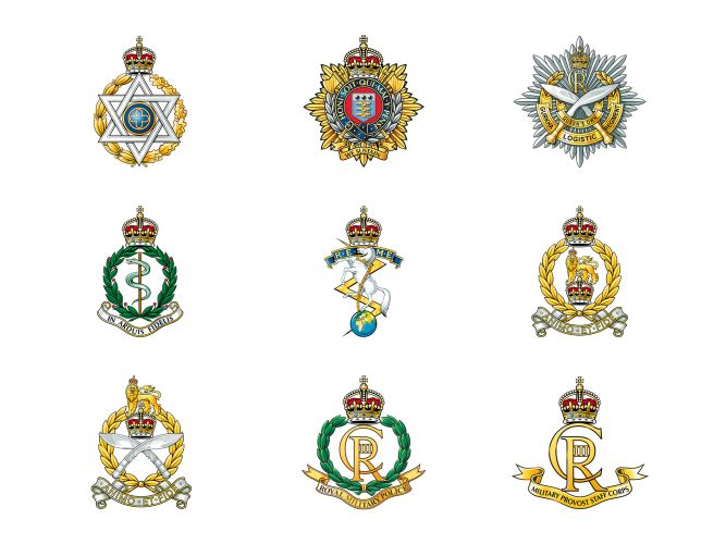 Military unveils new cap badges showing King's cypher